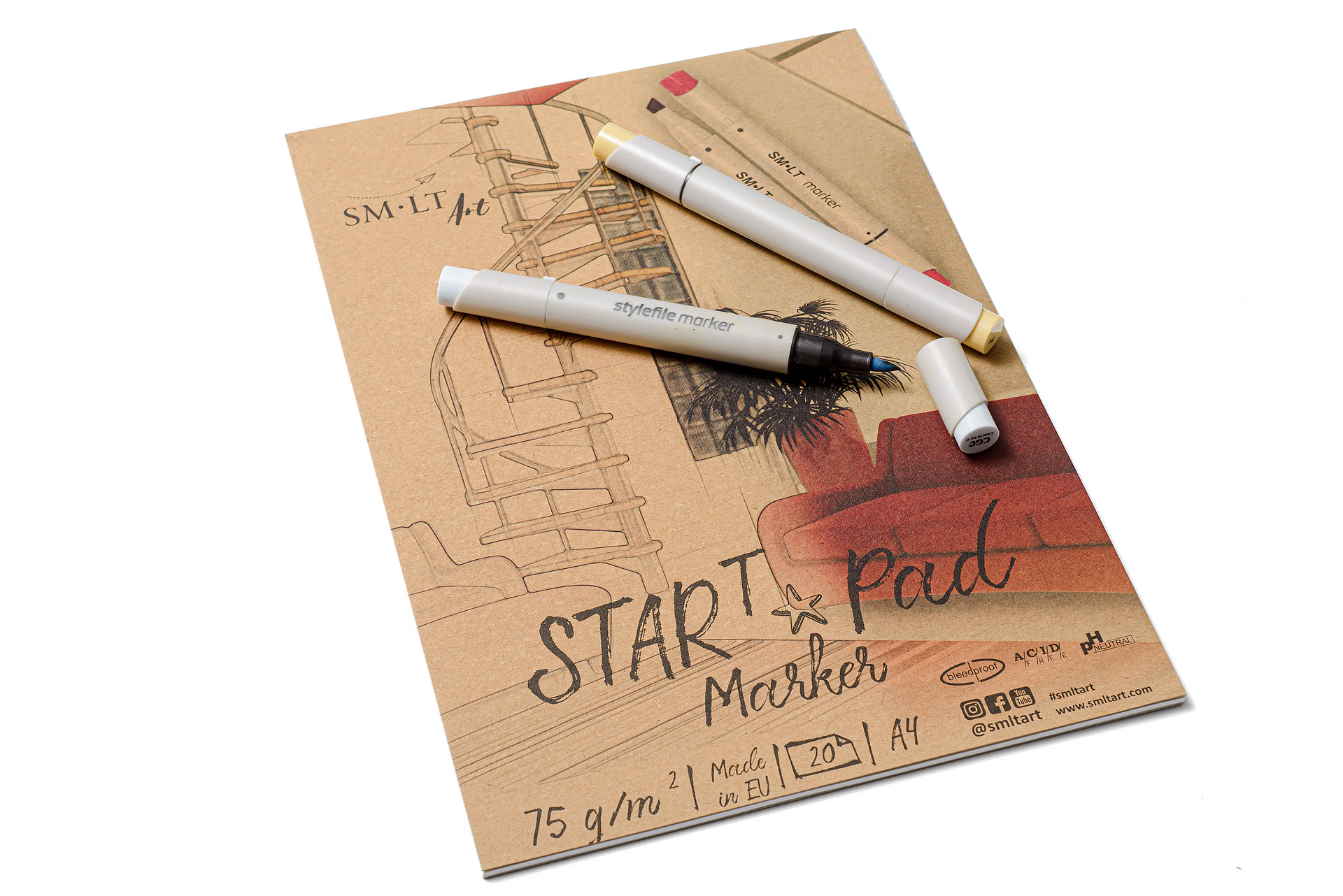 Marker paper pad STAR T